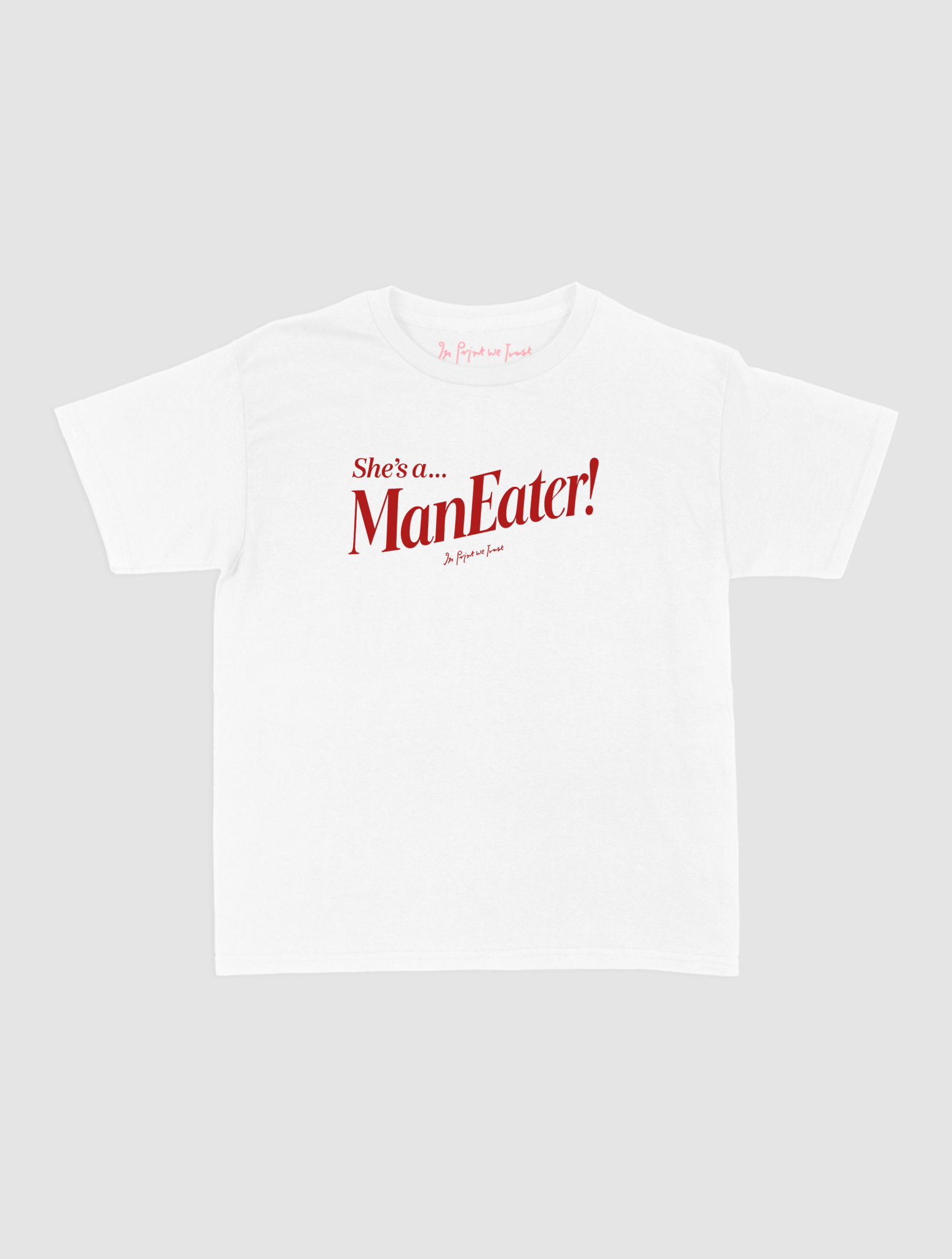 man eater baby tee